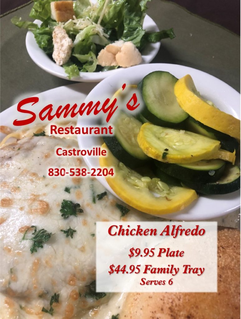 Sammy’s Chicken Alfredo – Sammy's Restaurant
